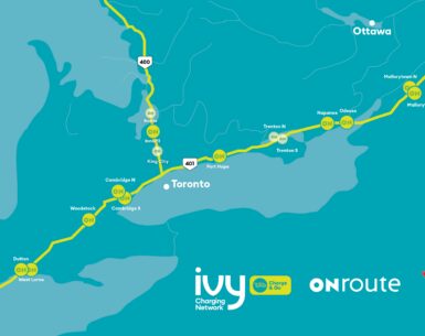 EV fast-chargers open at 16 ONroute spots on 401 & 400